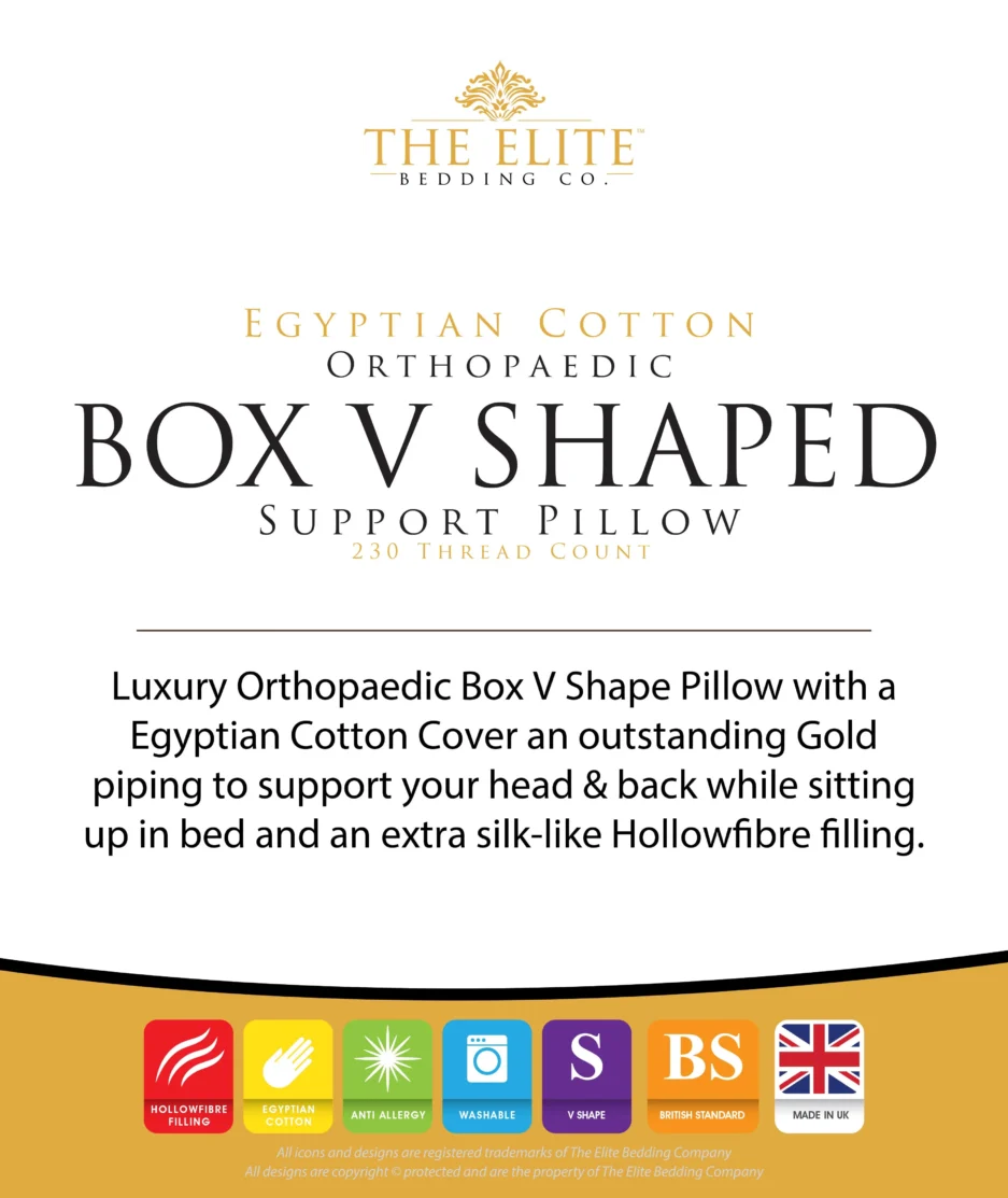 Egyptian Cotton – Orthopaedic Box V Shaped – The Elite Bedding Company